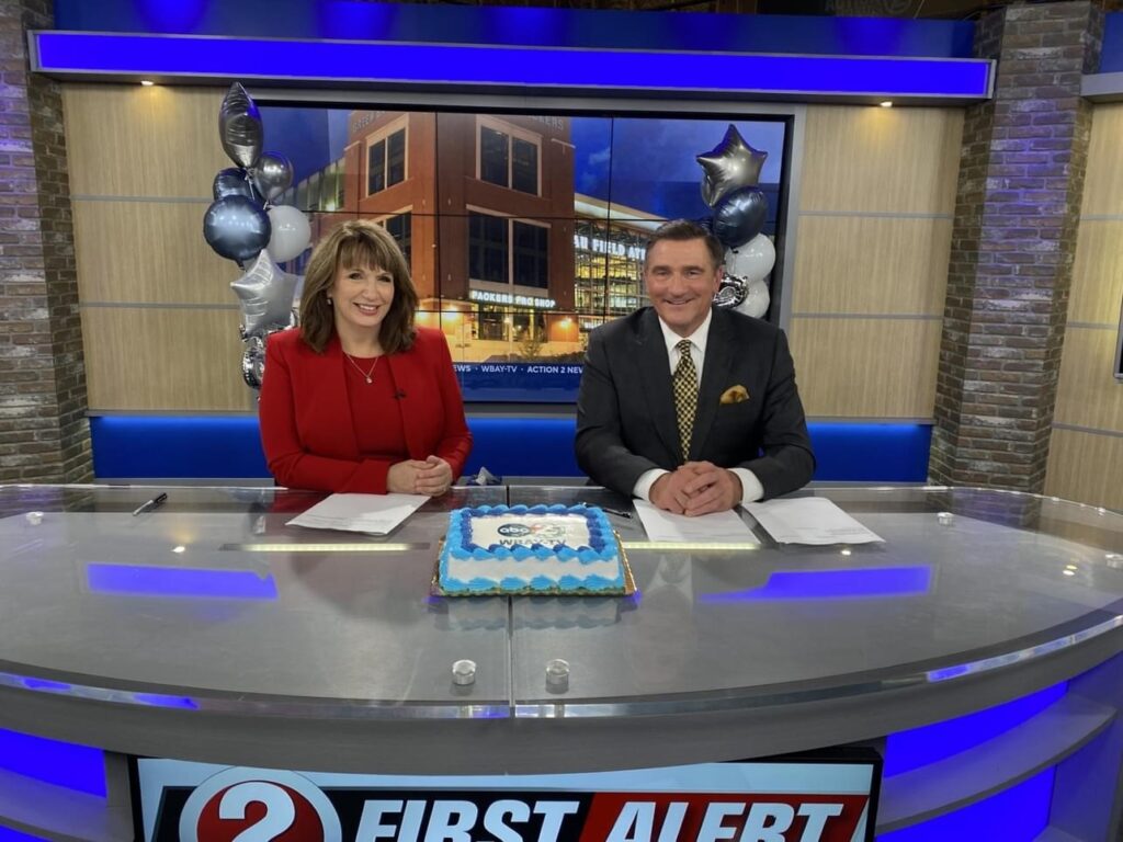 Green Bay co-anchors mark 25 years on air together - WBA Newsroom